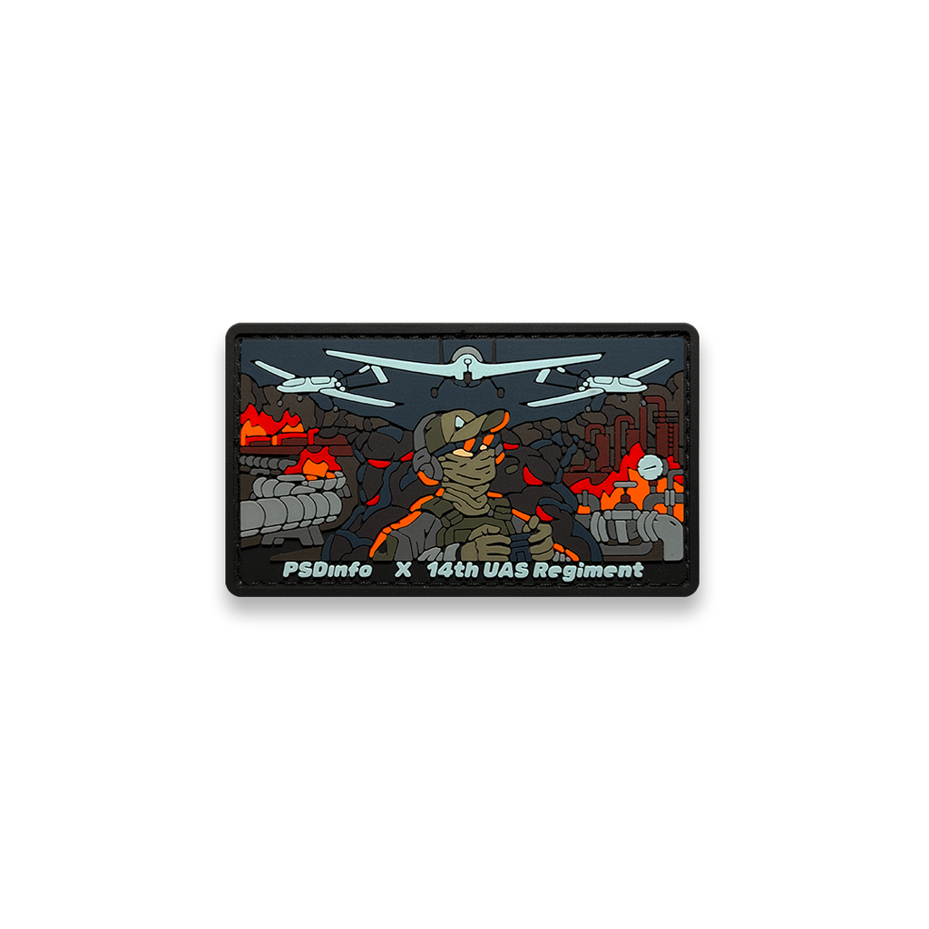 PSDinfo® × 14th UAS Regiment collaboration patch
